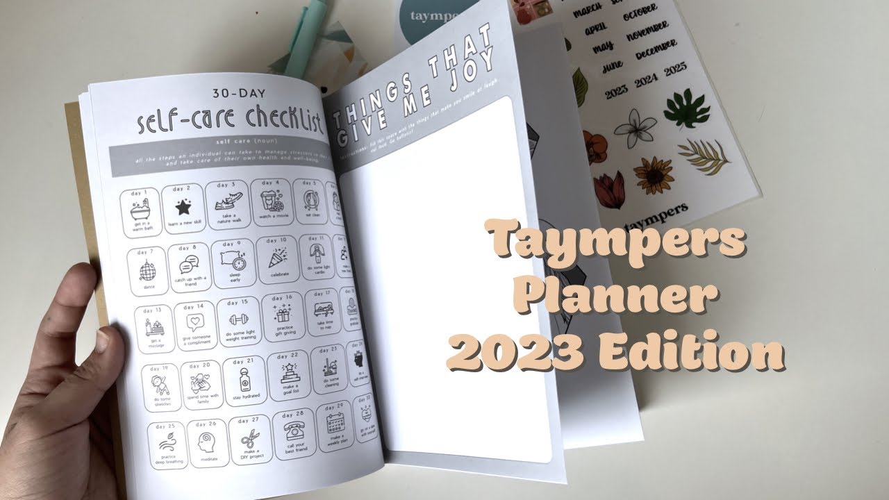 Taympers Planner | 2023 Planners & Journals Feature - YouTube
