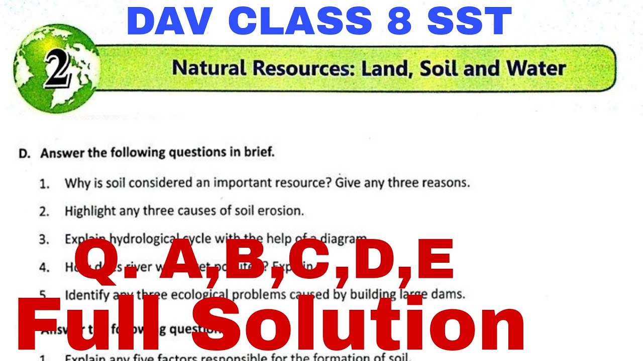 DAV CLASS 8 SST CHAPTER 2 NATURAL RESOURCES LAND SOIL AND WATER dav-class-8-sst-chapter-2-natural-resources-land-soil-and-water