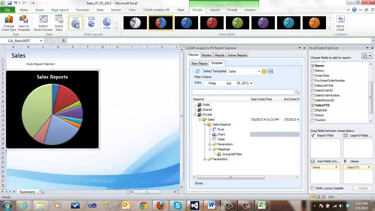 How to create a Report in Clear Analytics - YouTube