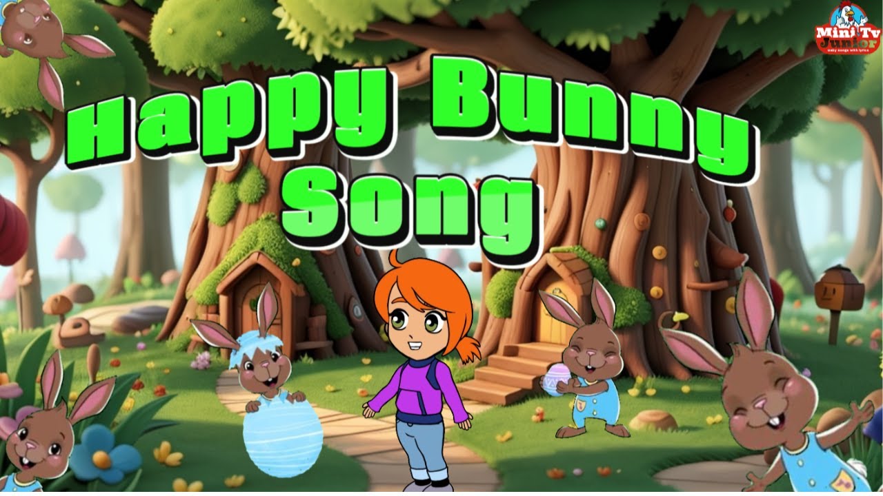🐰 Happy Bunny Song ♪ | Cartoons for Kids | Nursery Rhymes & Kids Songs ...