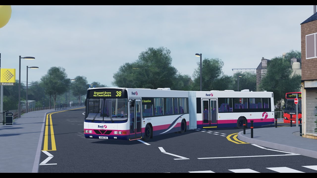 Bathwick Town - Wright Fusion Volvo B10LA - Ligne 38 (FT. ‪@DAYDAY_972 ...