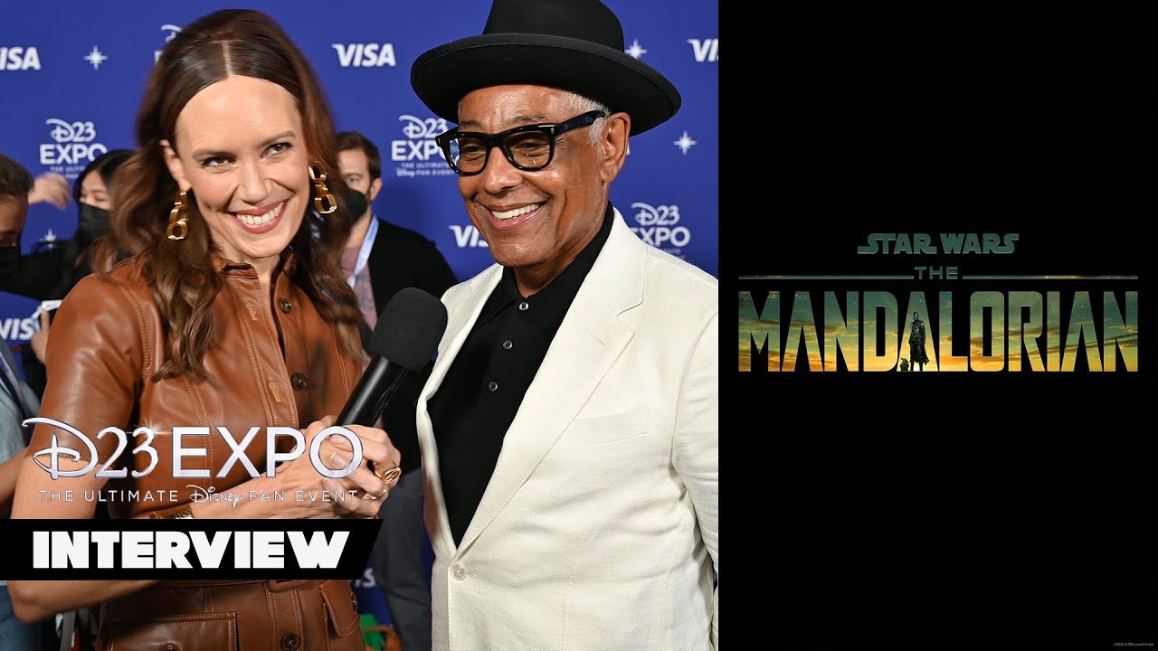 Emily Swallow & Giancarlo Esposito | The Mandalorian Interview | D23 ...