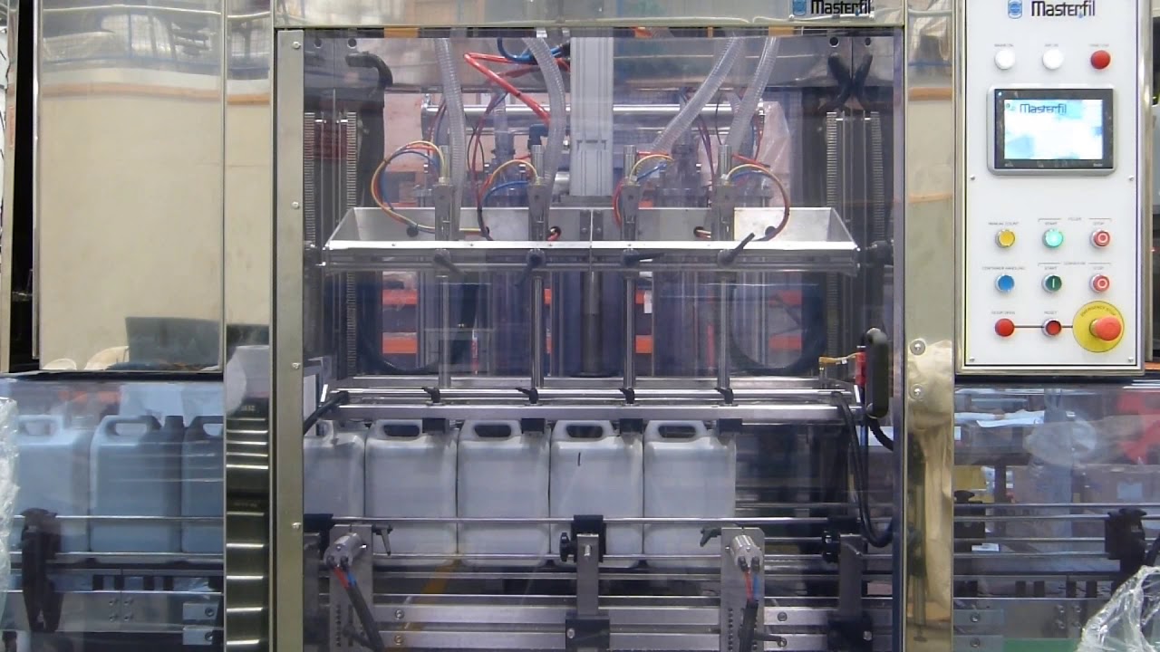 Adelphi Masterfil's S5000-A fully automatic four head filler; ideal for ...