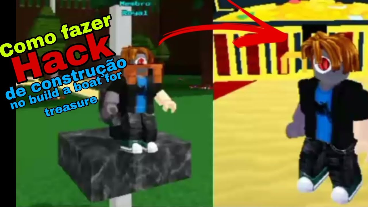 como fazer hack de construção no build a boat for treasure!!!!!!👍 - YouTube