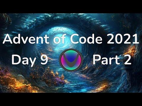 Uiua Code Challenge: Advent of Code 2021 / Day 9 / Part 2 - YouTube