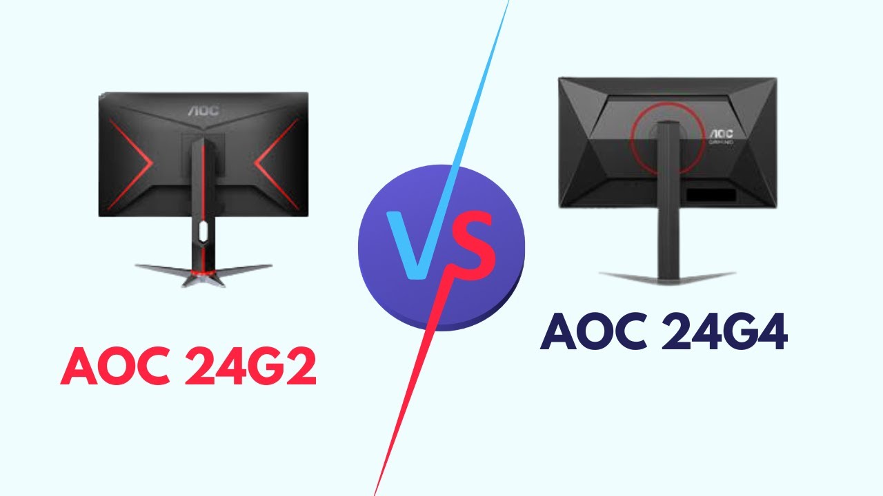 AOC 24G2 Vs 24G4 Monitor (Specs, Size, Display, Features, Performance ...