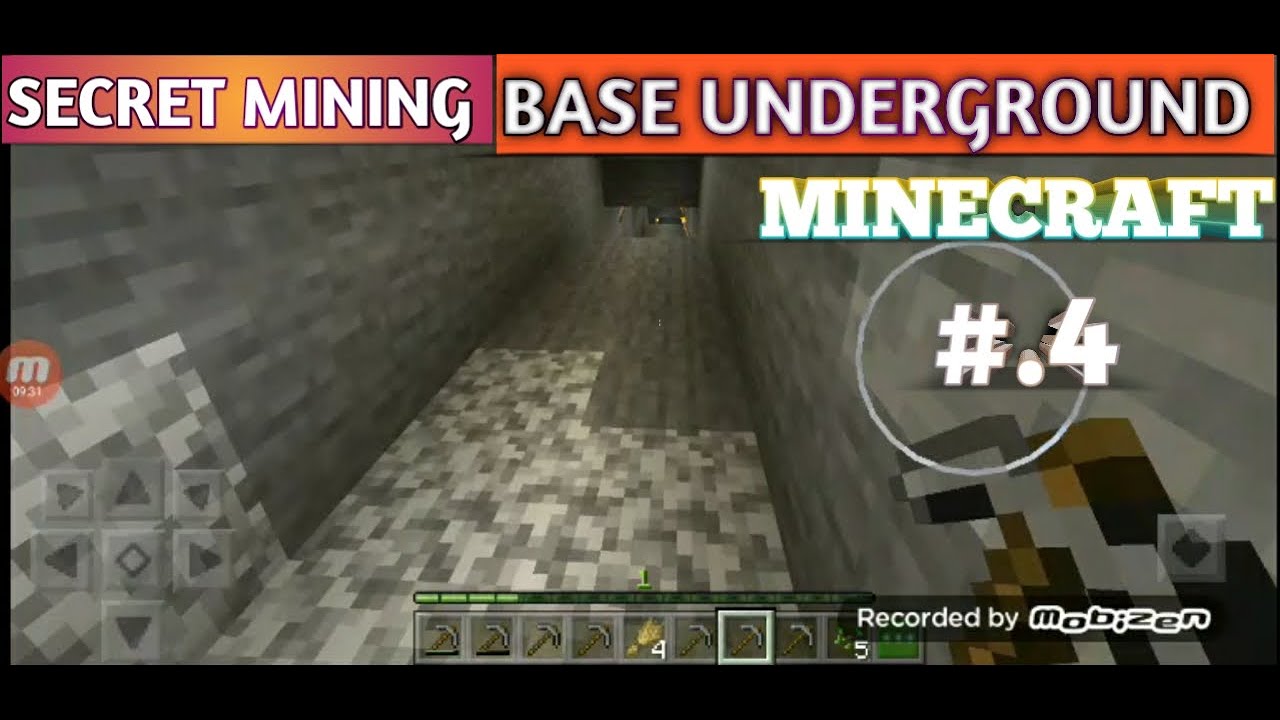 My Secreat Mining Underground Base In /Minecraft Gameplay #.3 - YouTube