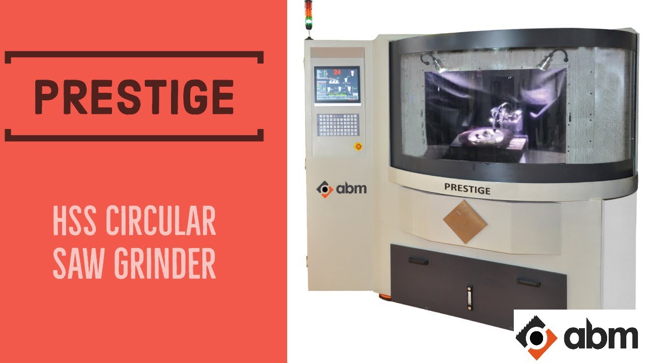 ABM MAKINE - Prestige / HSS CIRCULAR SAW GRINDING MACHINE - YouTube