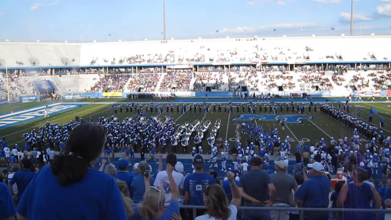 MTSU 2016 Band Of Blue - Fight Song - YouTube