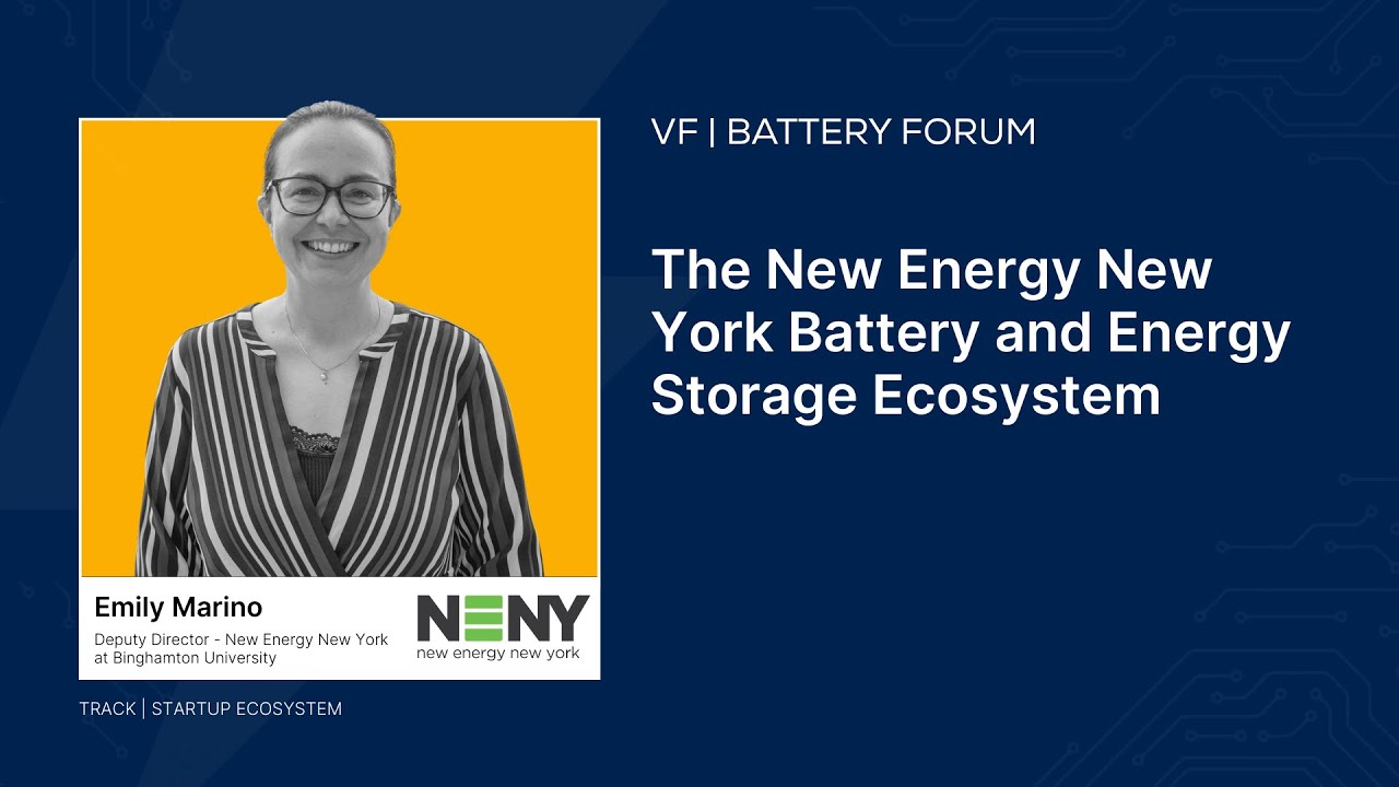 The New Energy New York Battery and Energy Storage Ecosystem - YouTube