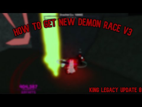 HOW TO GET NEW DEMON RACE AND HOW TO GET DEMON V3 IN KING LEGACY UPDATE ...