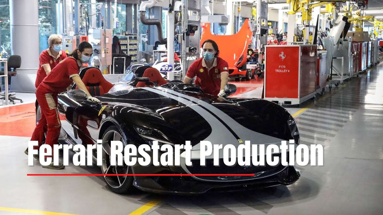 Ferrari Restart Production | Ferrari "Back on Track" Program - YouTube