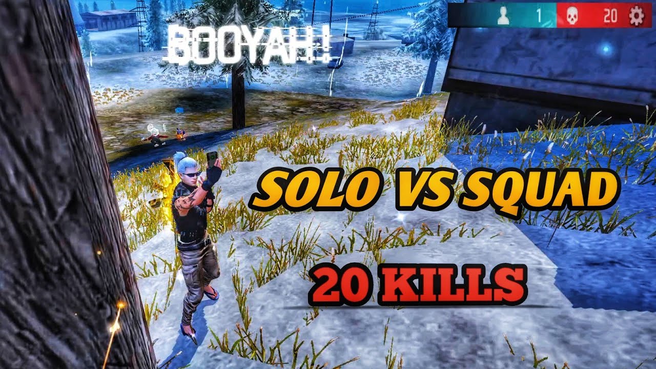 SOLO VS SQUAD CRAZY 20 KILLLS BOOAH! GAME PLAY 😈 - YouTube