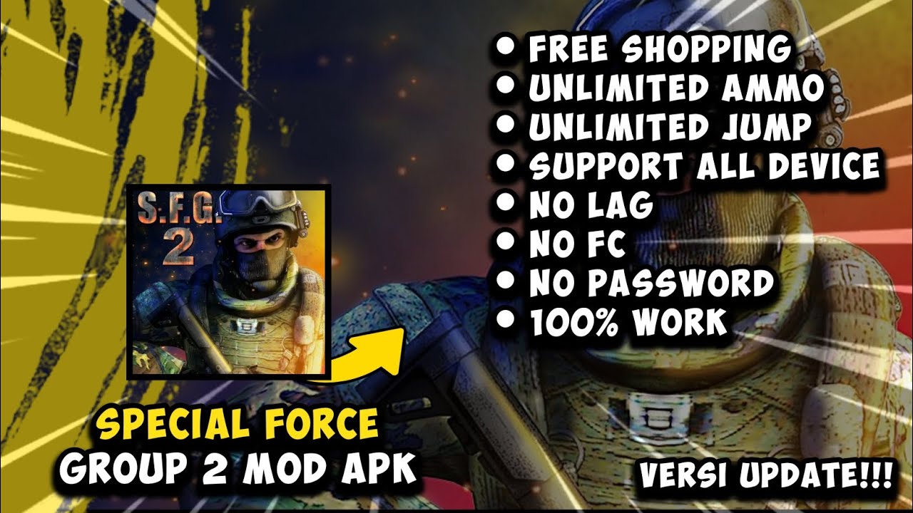 SPECIAL FORCE GROUP 2 MOD APK [ NO PW ] || UPDATE VERSION!!! - YouTube