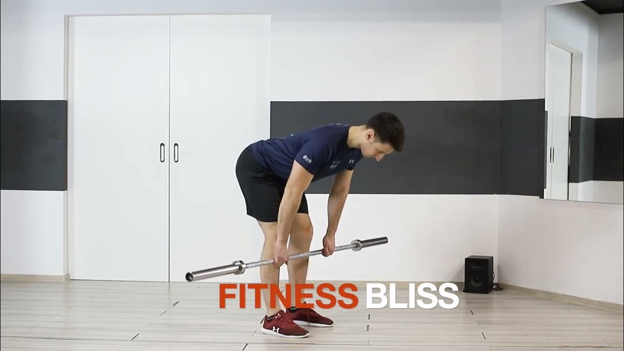 Peso muerto rumano con barra - YouTube