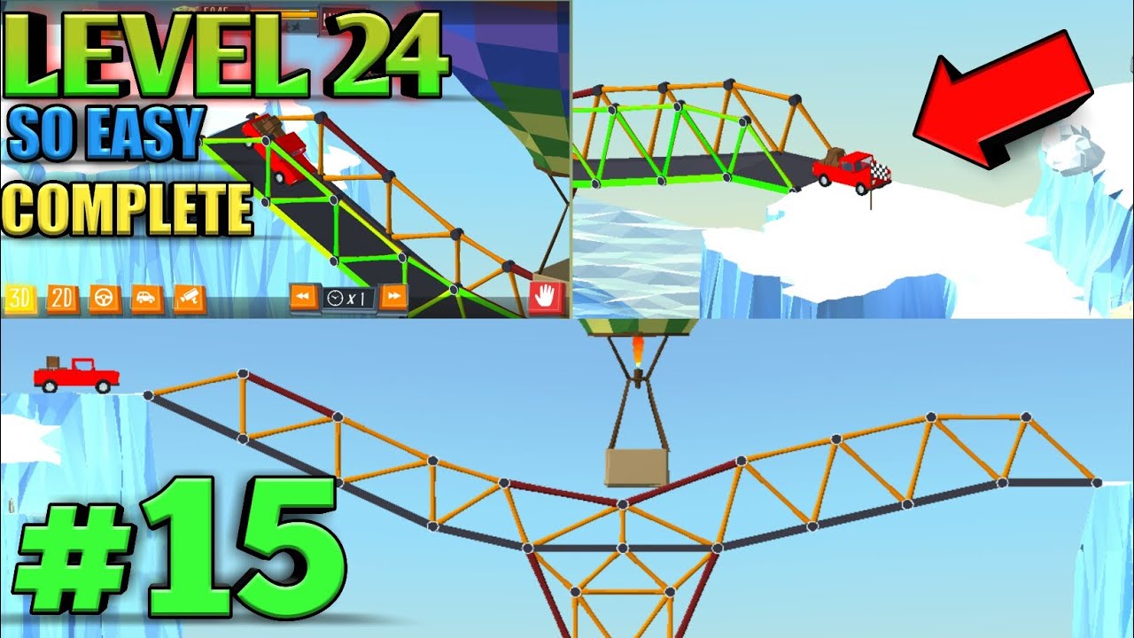 LEVEL (24) SO EASY / BUILD A BRIDGE / ASM CRAZY GAMER - YouTube