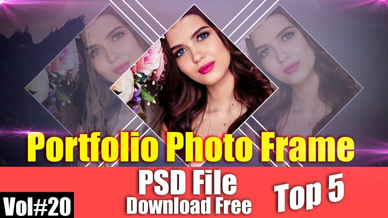 Portfolio Photo Templates For Photoshop Download Free Vol#20 ...
