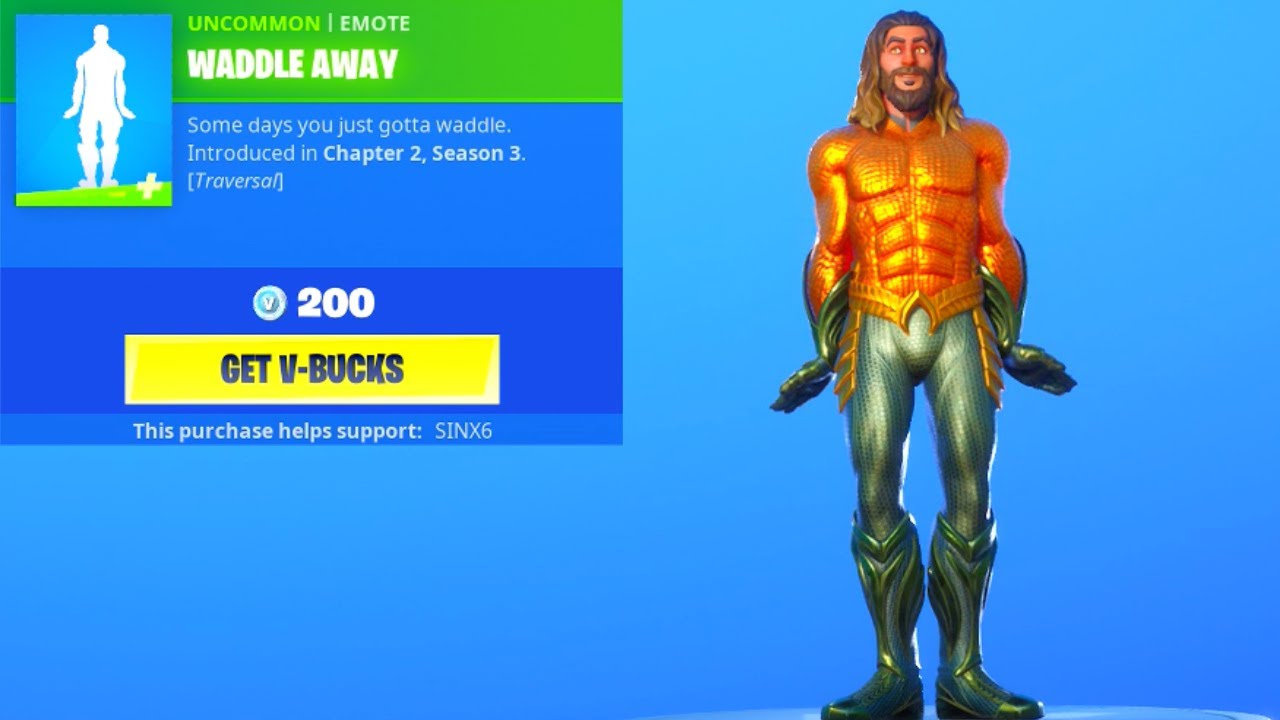 *NEW* PENGUIN WALK EMOTE..! (Item Shop) Fortnite Battle Royale - YouTube