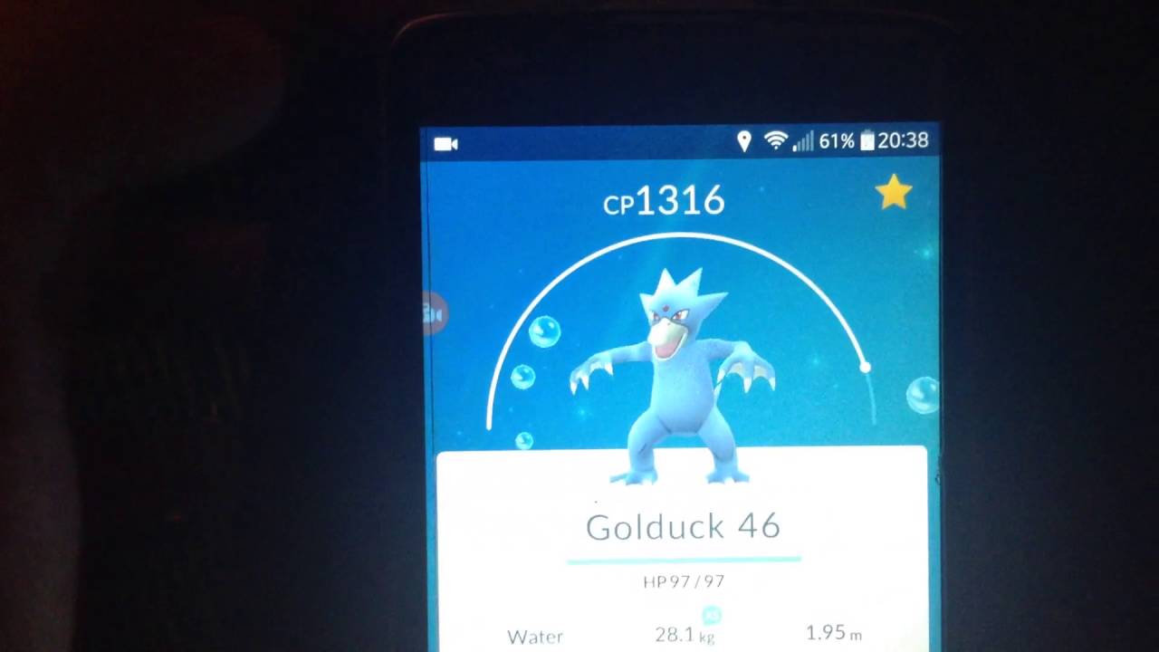 Golduck noise Pokemon go - YouTube