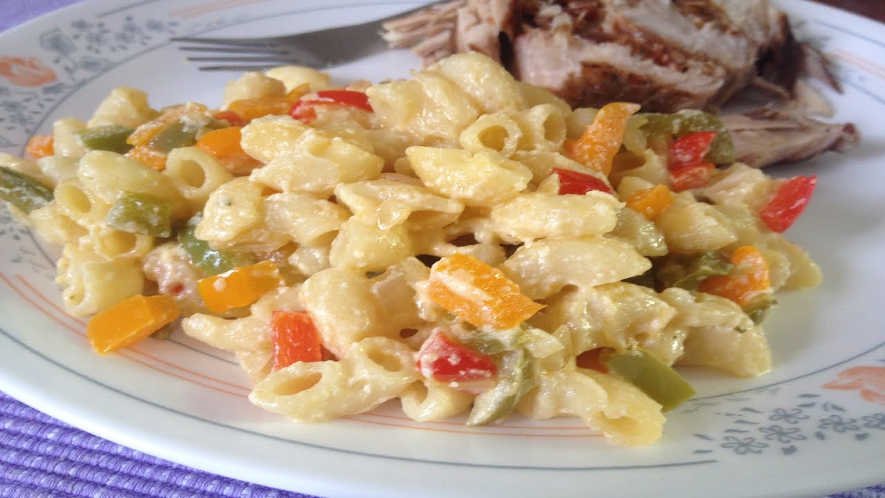 How to cook: bell pepper pasta - YouTube