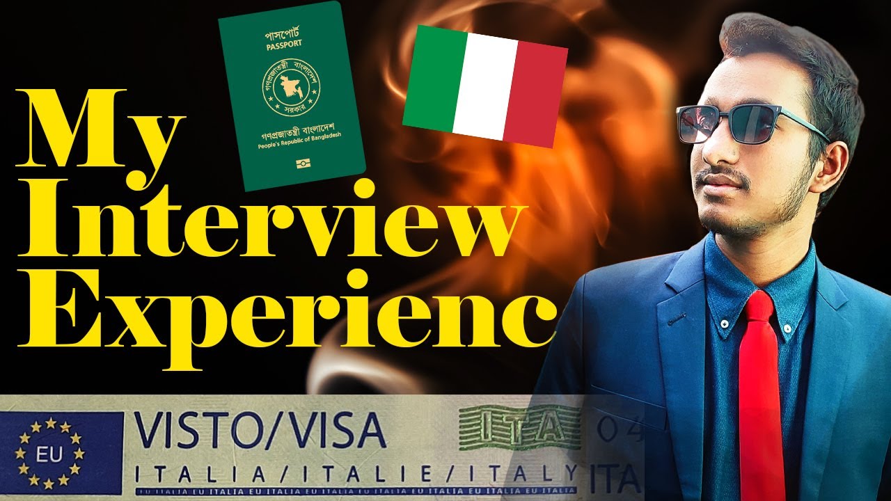 আমাকে ভিসা অফিসার কি জিজ্ঞেস করেছিল? | My Interview Experience | ITALY ...