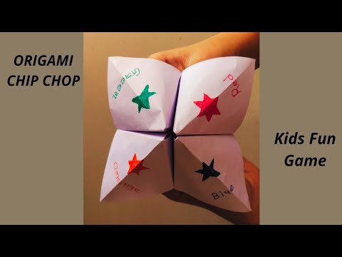 How to Make Fortune Teller | Paper Chip Chop Game | પેપર ગેમ બનાવતા ...