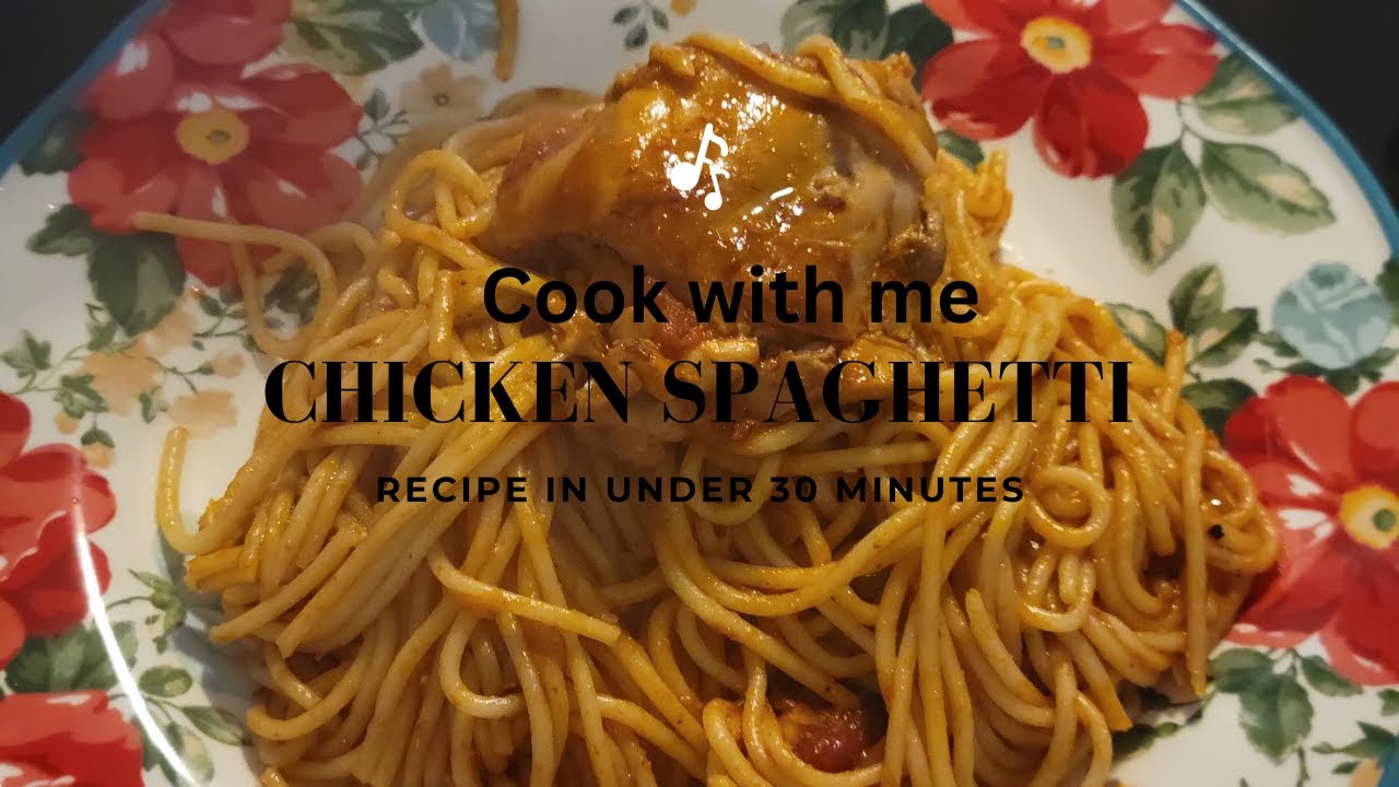 Chicken Spaghetti Recipe Cook with me! Dinner Ideas! Pasta Dishes - YouTube