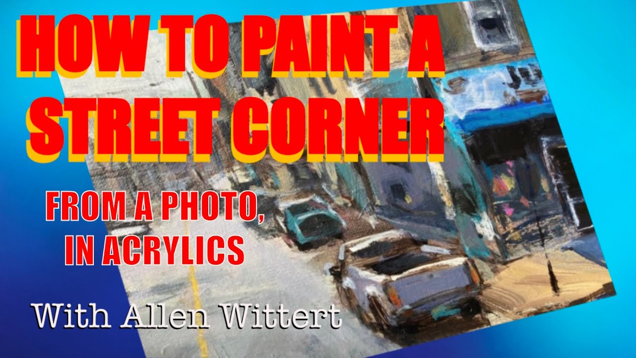 Start to finish acrylic painting demonstration- How to paint a dynamic ...