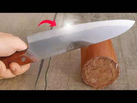 Jilet Gibi Keskinliğinde Bıçak Bileme Yöntemi! Bıçağınızı Sadece 2 Dakikada Bileyin – Bileme Taşın..