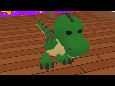 HATCHING A T-REX IN ROBLOX ADOPT ME - YouTube