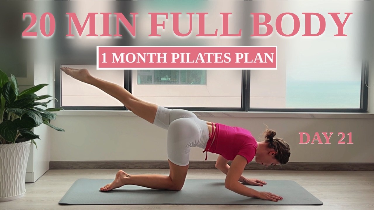 DAY 21 - 1 month Pilates Plan 2025 | 20 MIN Full Body Toning ...