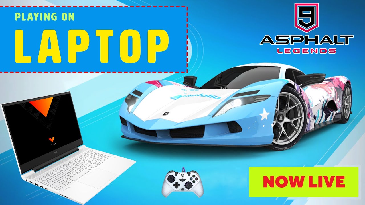Asphalt 9 Legends - Now Live - On Laptop/PC With Controller - Car ...