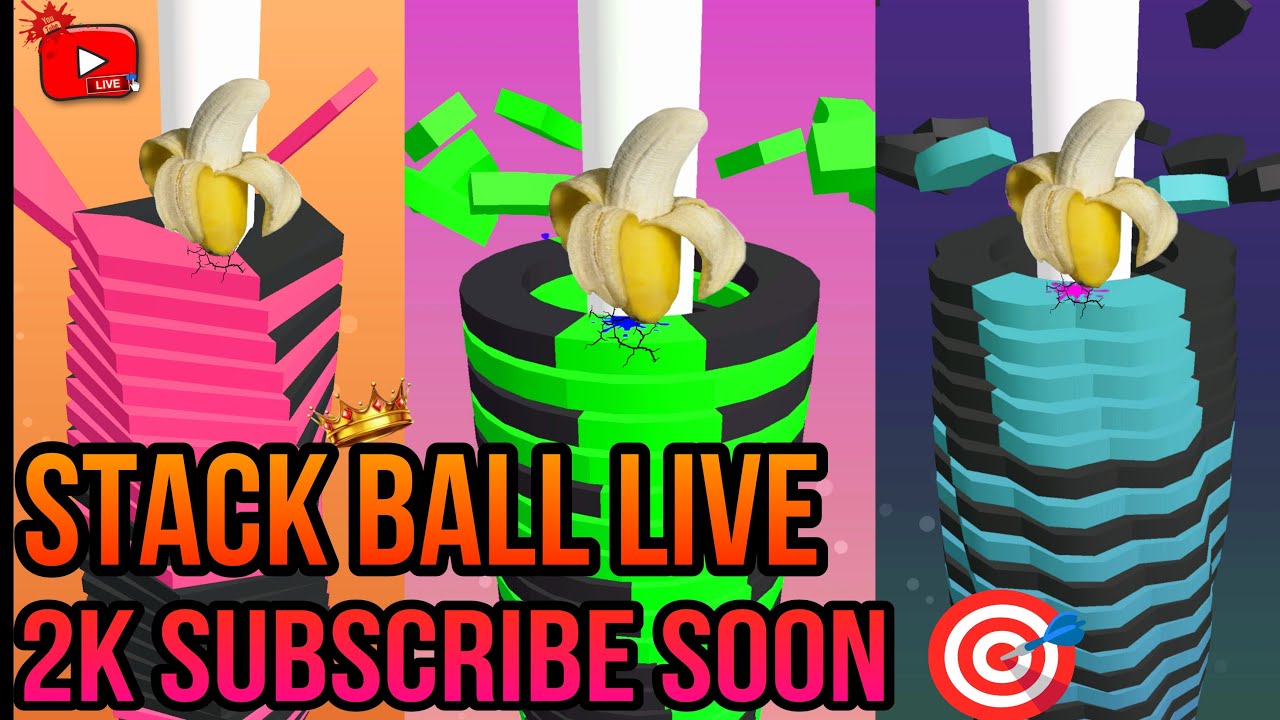 Stack Ball 🏀🏈 Saturday Live with #Gaming - YouTube