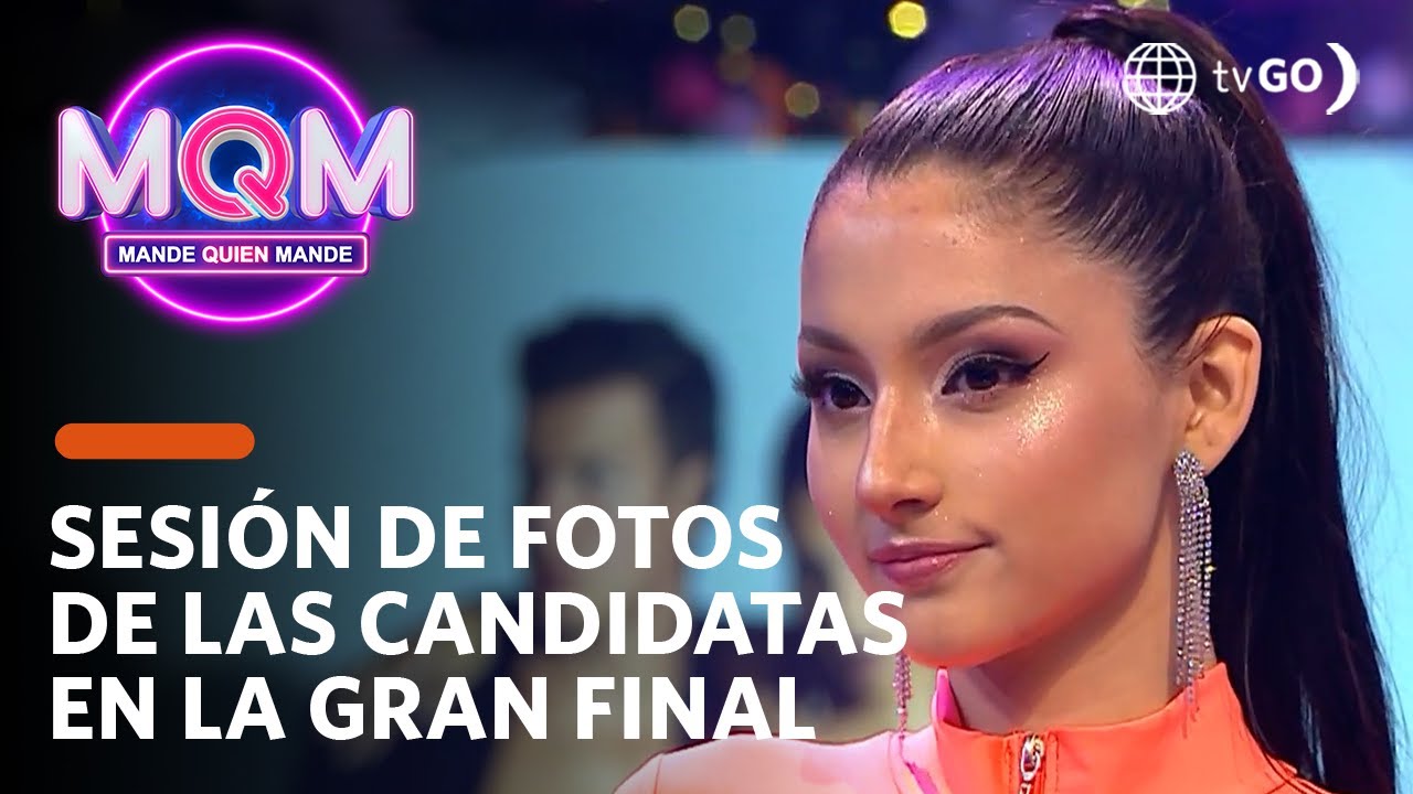 Mande Quien Mande: Sesión de fotos en la gran final de "La top model ...