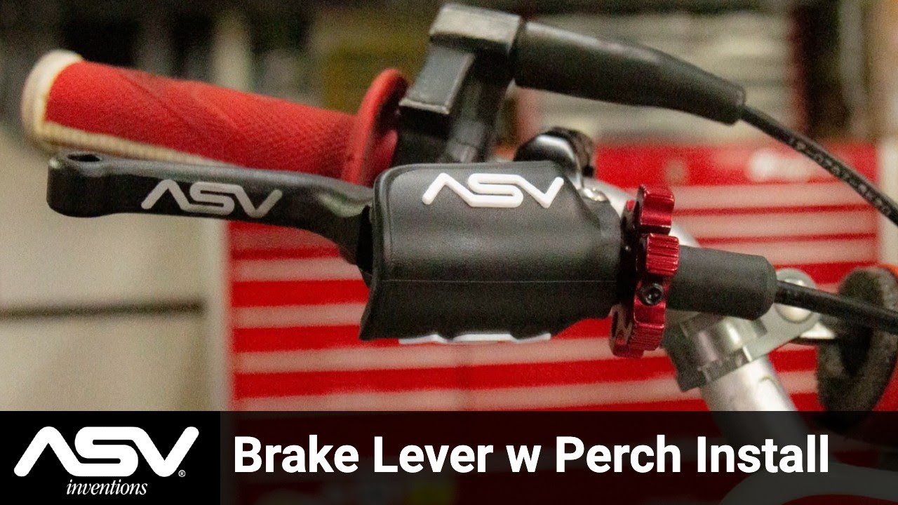 How to install an ASV Off-Road Brake Lever with Perch - YouTube