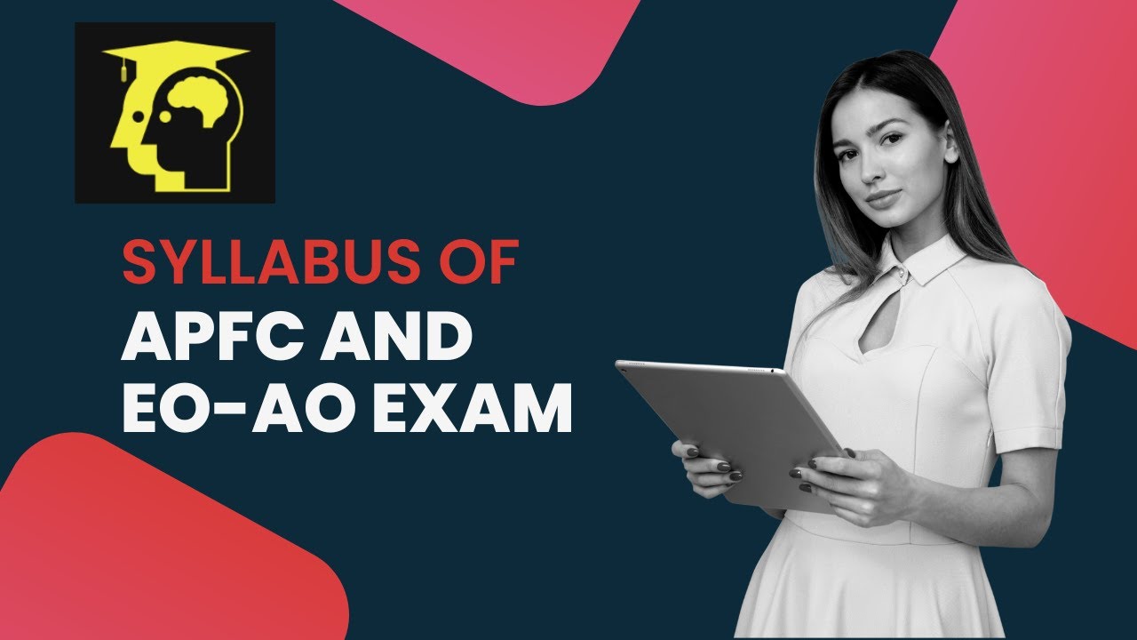 Syllabus of APFC and EO-AO Exam #epfo #apfc #eo #ao - YouTube