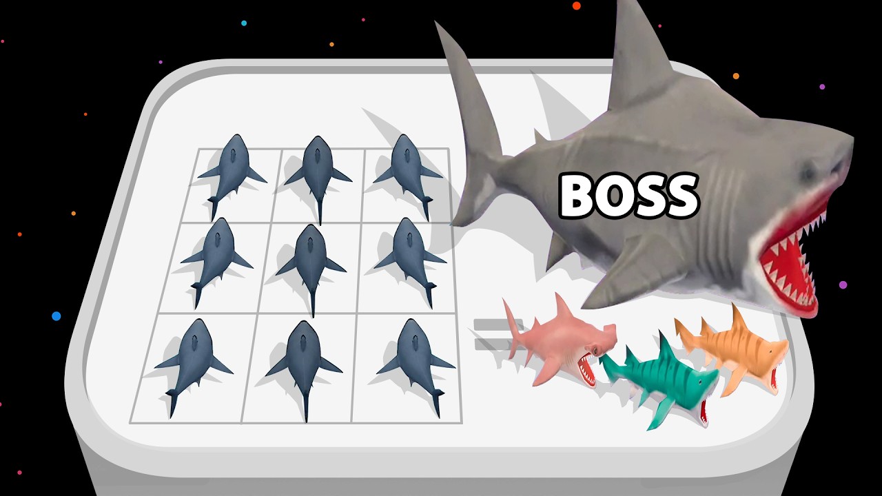 FISH UNIVERSE 3D MERGE GAME - Merge Fish Evolution, Ocean Battles ...