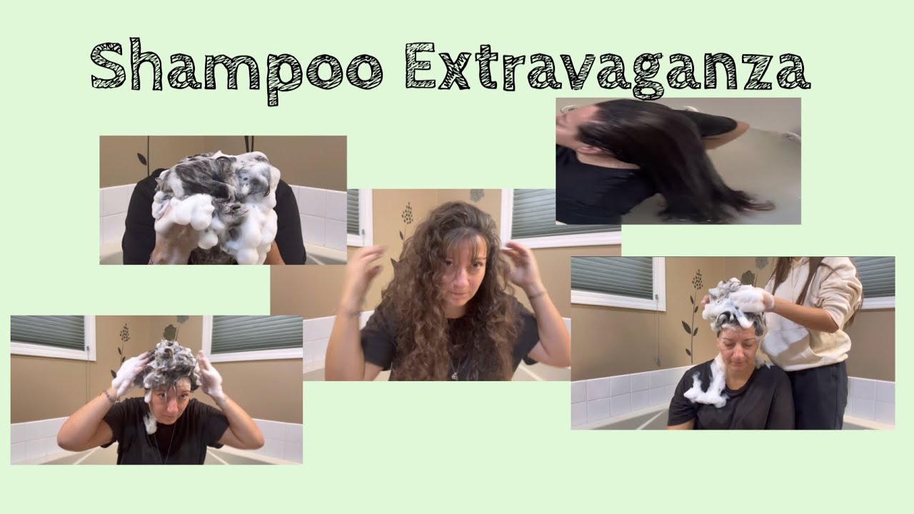 ASMR ~ Shampoo Suds ~ Tub ~ Hair Washing ~ I wash my hair - YouTube