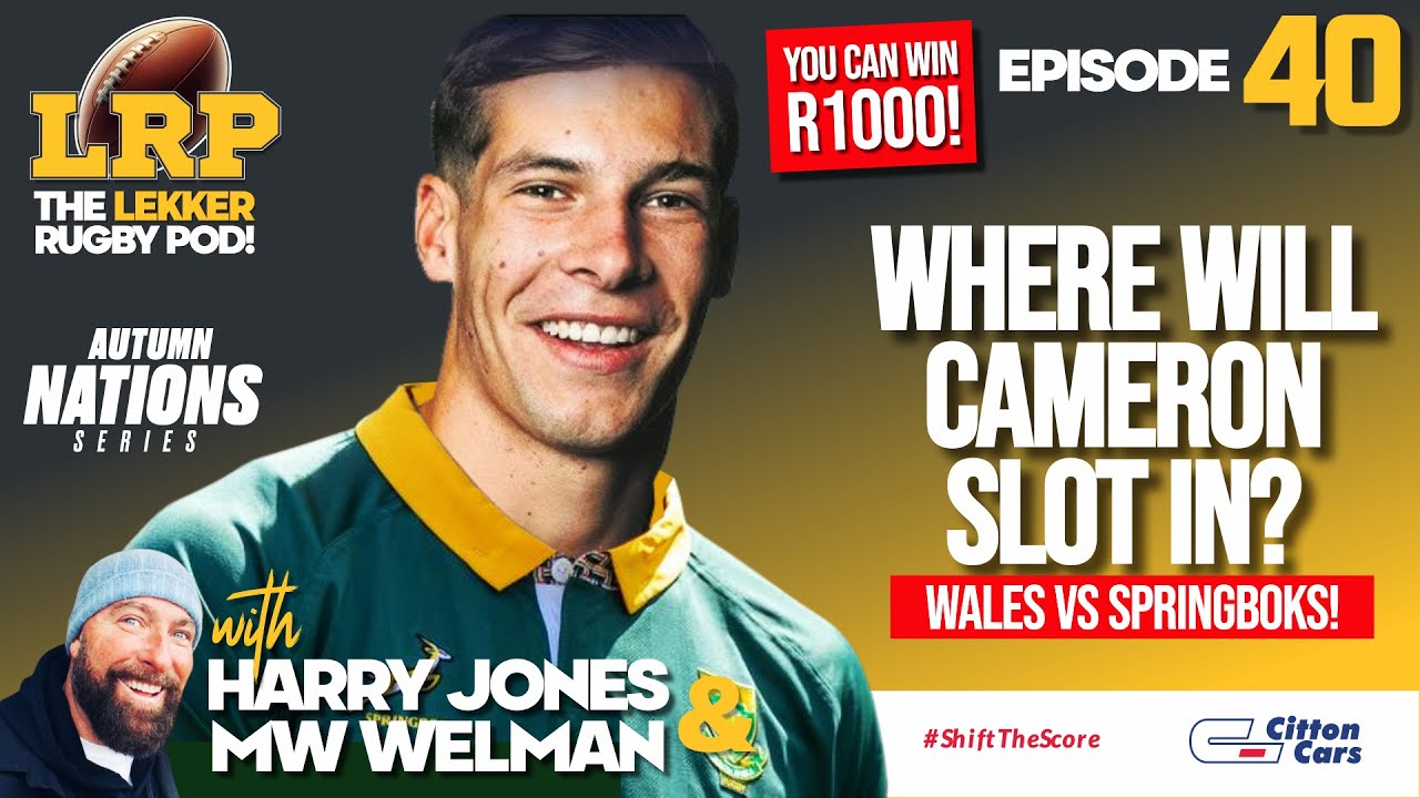 Rassie surprises with a very strong Springbok side! LIVE Team Analysis with Harry Jones! - YouTube