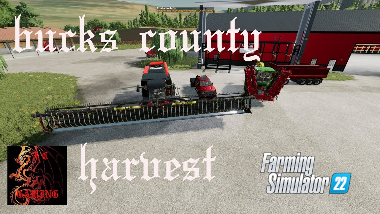 Bucks County episode 1 Getting equipment and starting Harvest FS 22 ...