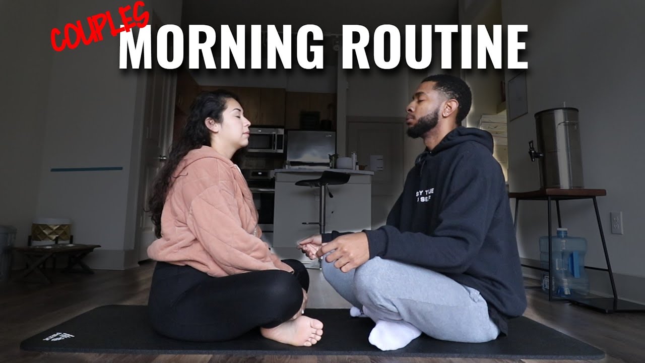 OUR *PRODUCTIVE* MORNING ROUTINE AS A COUPLE - YouTube