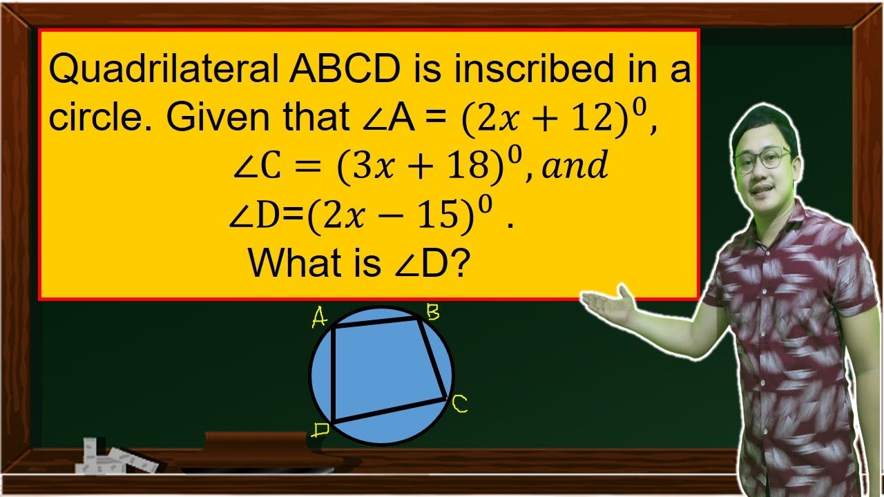 Math Problem - Cyclic Quadrilateral - YouTube