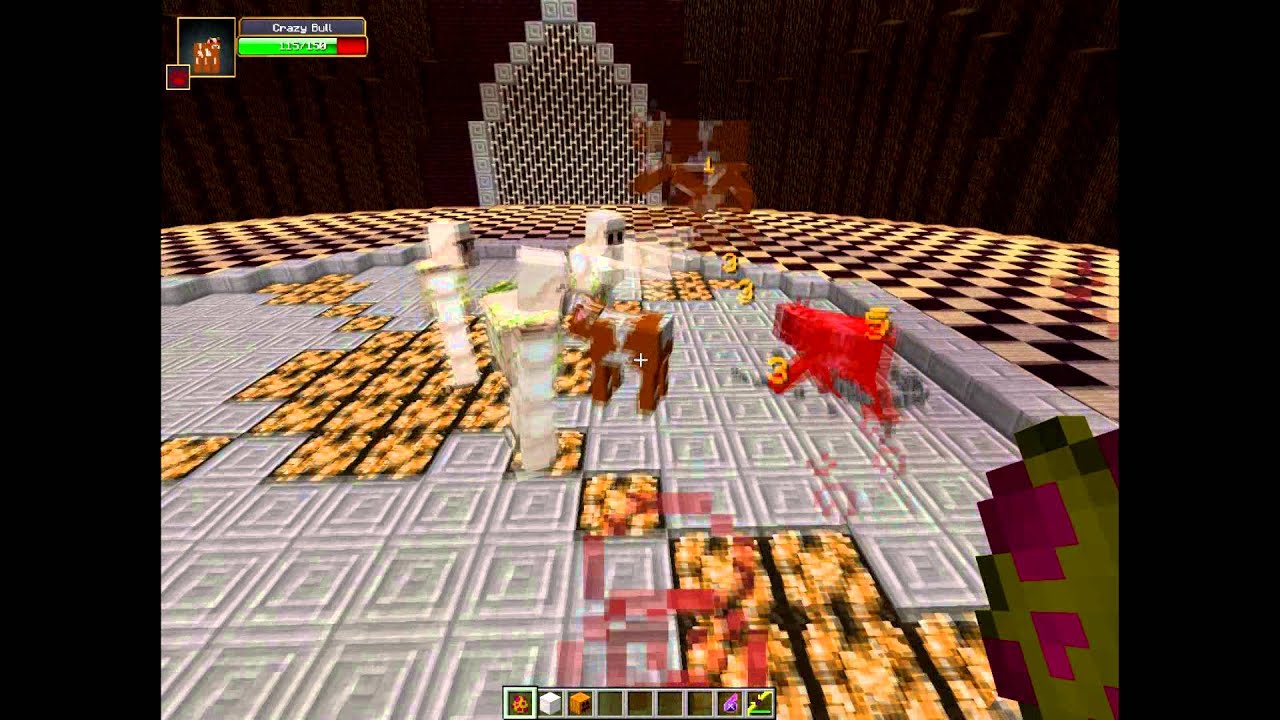 Crazy Bull VS Iron Golem - Minecraft Mob Battles - YouTube