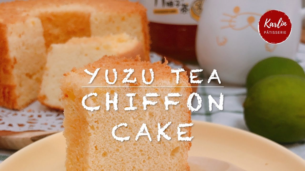 Moist & Soft Yuzu Tea Chiffon Cake | 柚子茶戚风蛋糕 - YouTube
