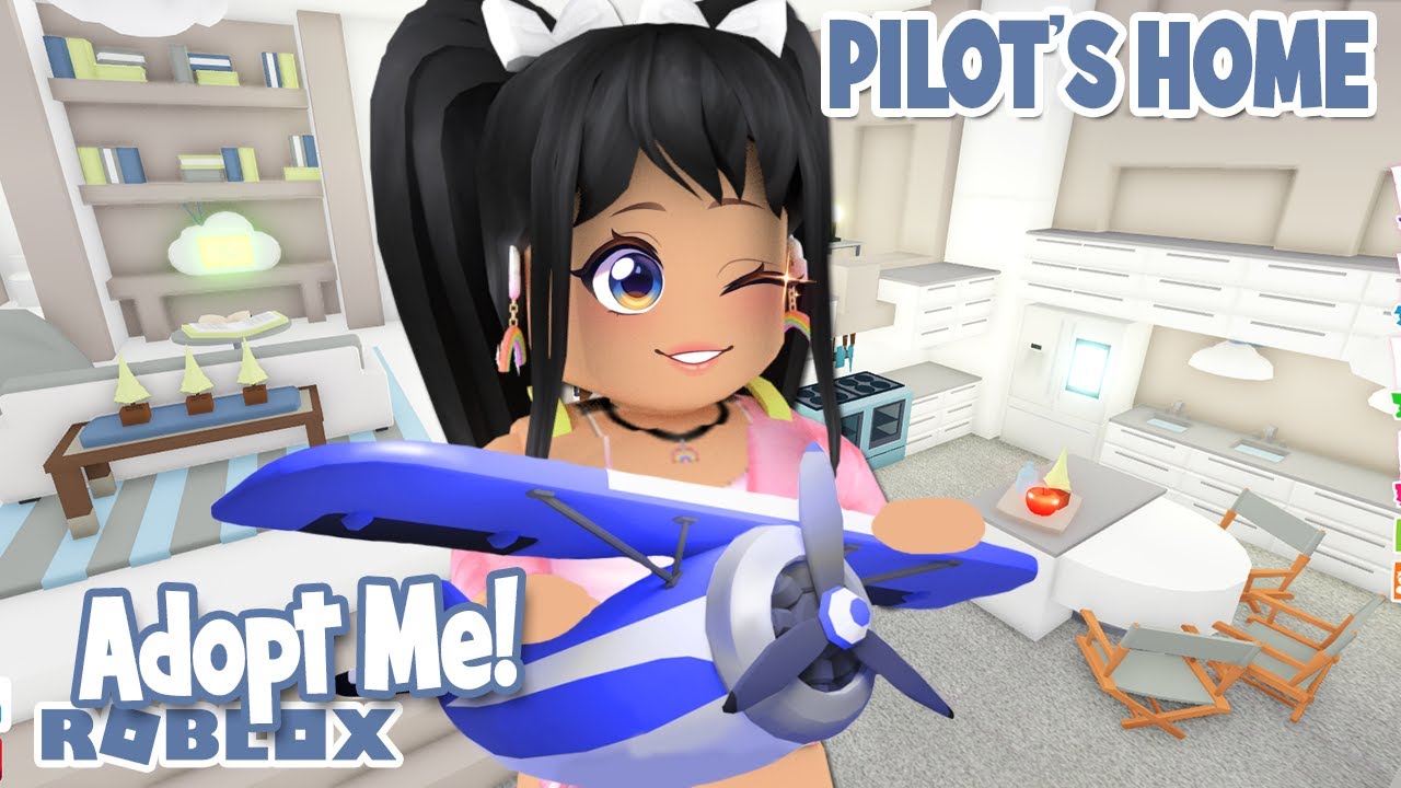 I Built a *AIRPLANE PILOT'S TREEHOUSE* ️ ADOPT ME (roblox) TOUR - YouTube