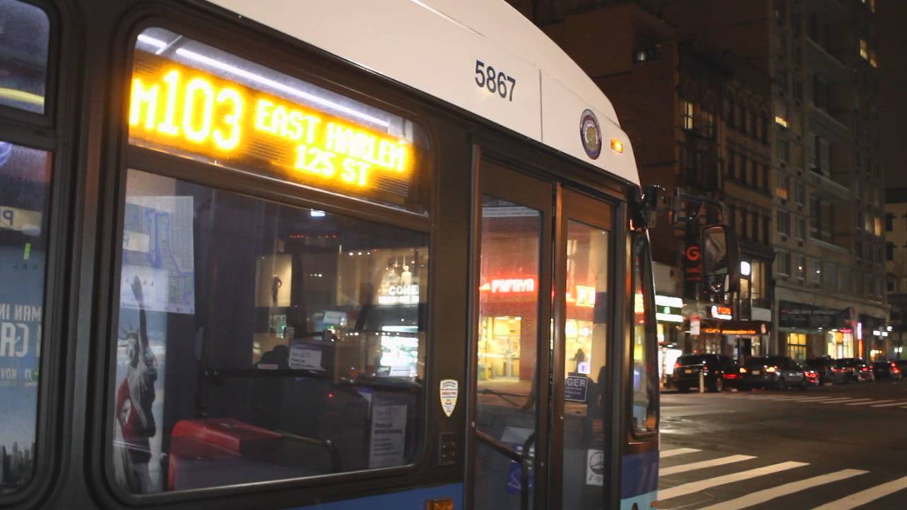 MTA New York City Bus SBS Novabus LFSA 5867 on the M103 - YouTube