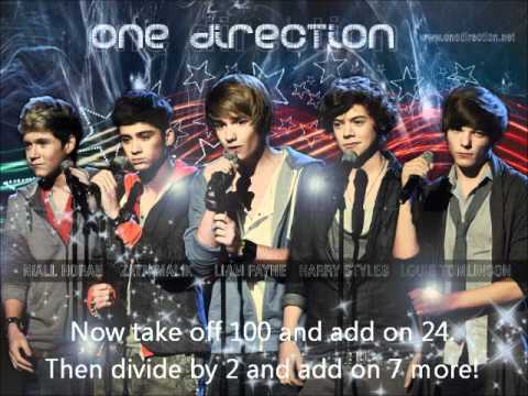 One Direction-Math Song (LYRICS) - YouTube