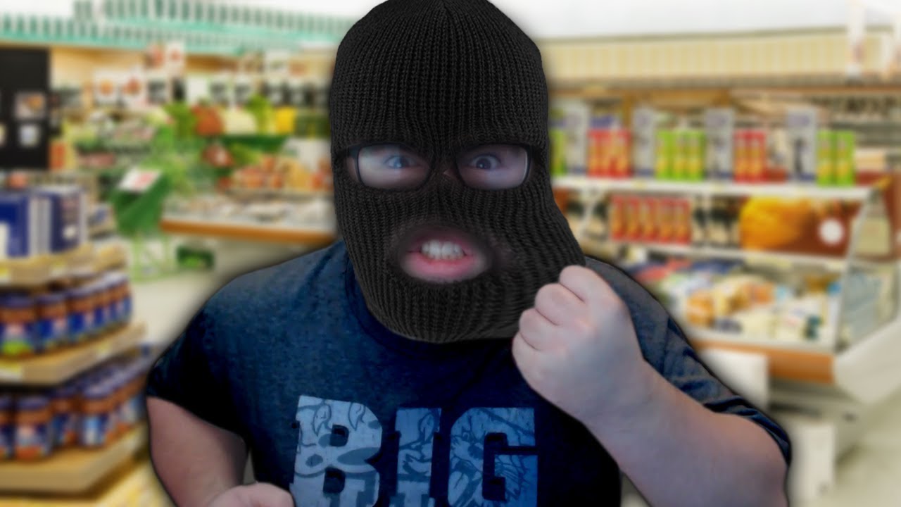 ROBBING THE GROCERY STORE! - YouTube