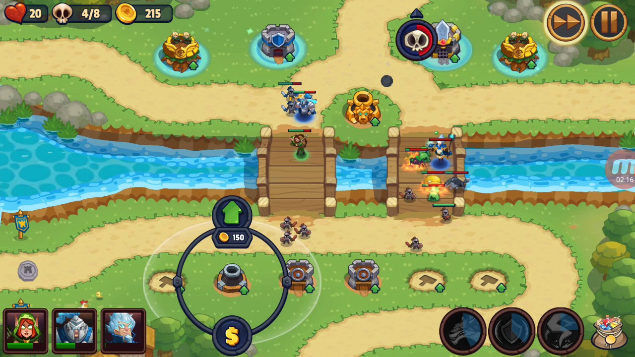 Realm Defense (Legends TD) - World 1 Level 16 - Campaign 3 Stars - YouTube