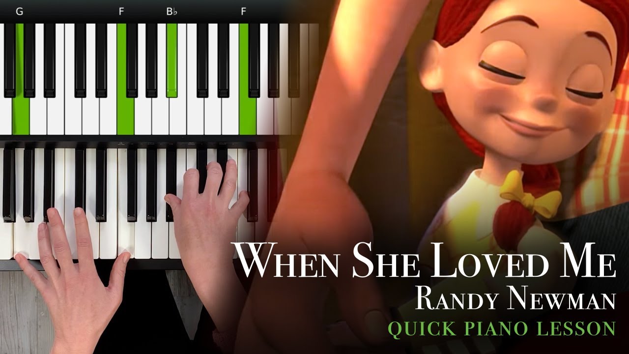 When She Loved Me - Toy Story 2 / Sarah McLachlan - Piano Tutorial ...